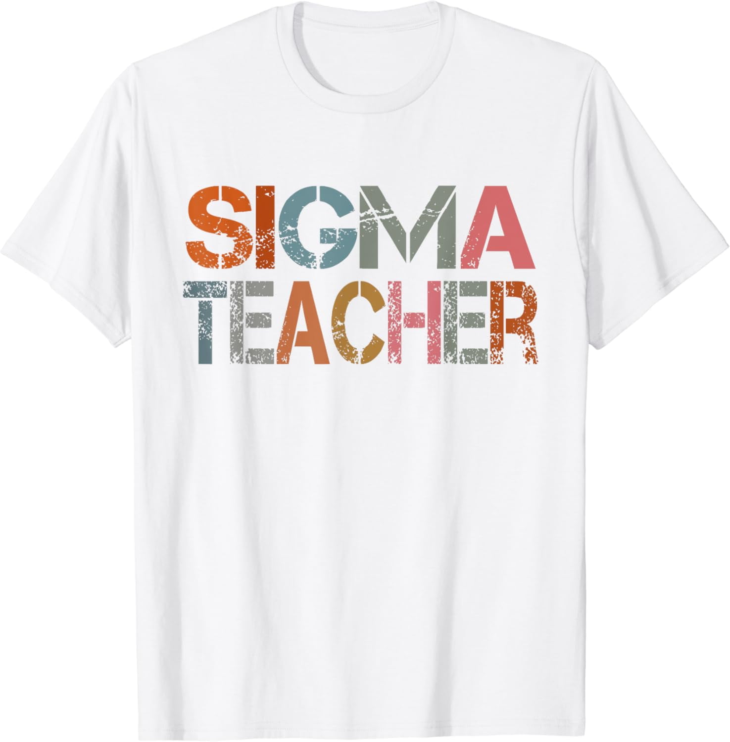 Vintage Sigma Teacher Funny Meme Lovers Sigma T-Shirt - Walmart.com