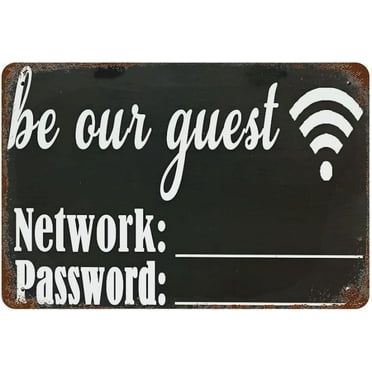 Emblems Wifi Reminder Board Wifi Password Reminder Wifi Account ...