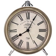 Crosley Black Vintage Art Deco Analog QA Desk or Bedside Alarm Clock ...