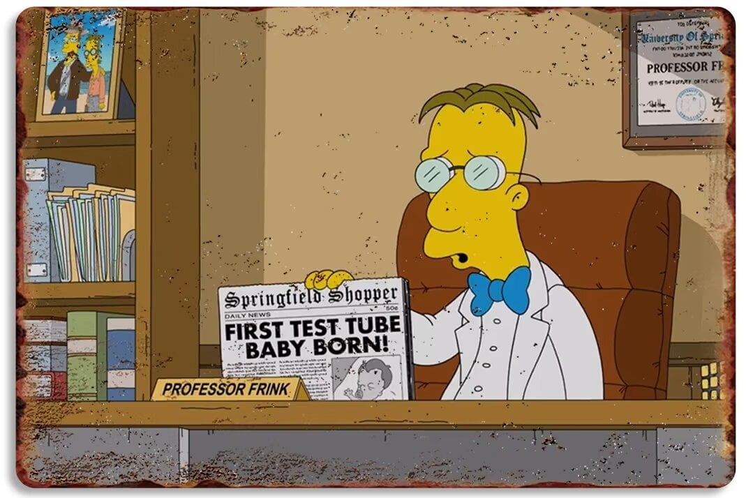 Vintage Simpson Poster Metal Sign The Simpsons Tin Signs Retro Plaque ...