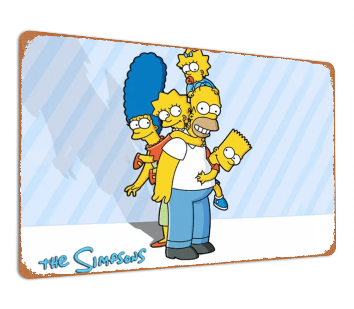 Vintage Simpson Tin Sign The Simpsons Cartoon Metal Poster Retro Plaque ...