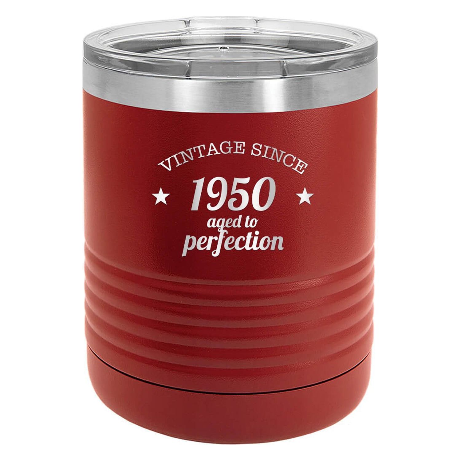 Vintage Since 1950 Aged to Perfection - Engraved 10 oz Tumbler Cup ...
