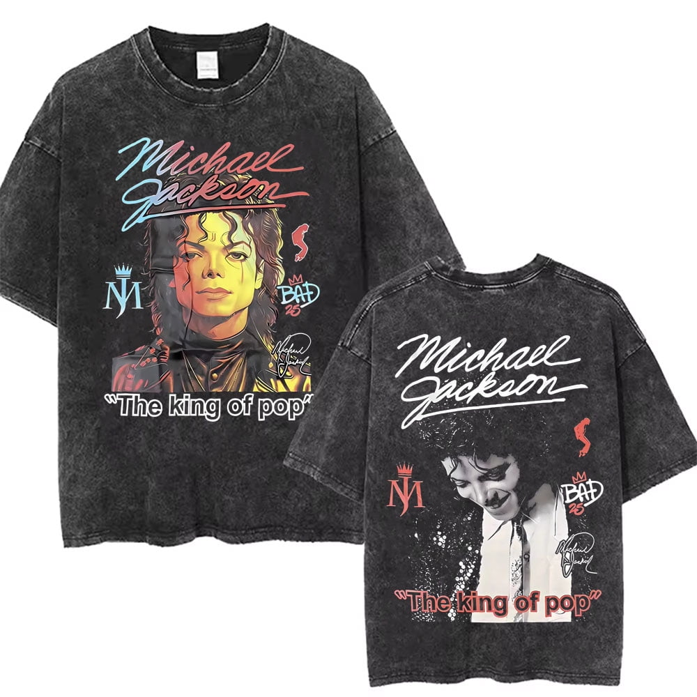 Vintage Singer World Tour 2Side Wash T Shirts Music Graphic Classic Hip ...