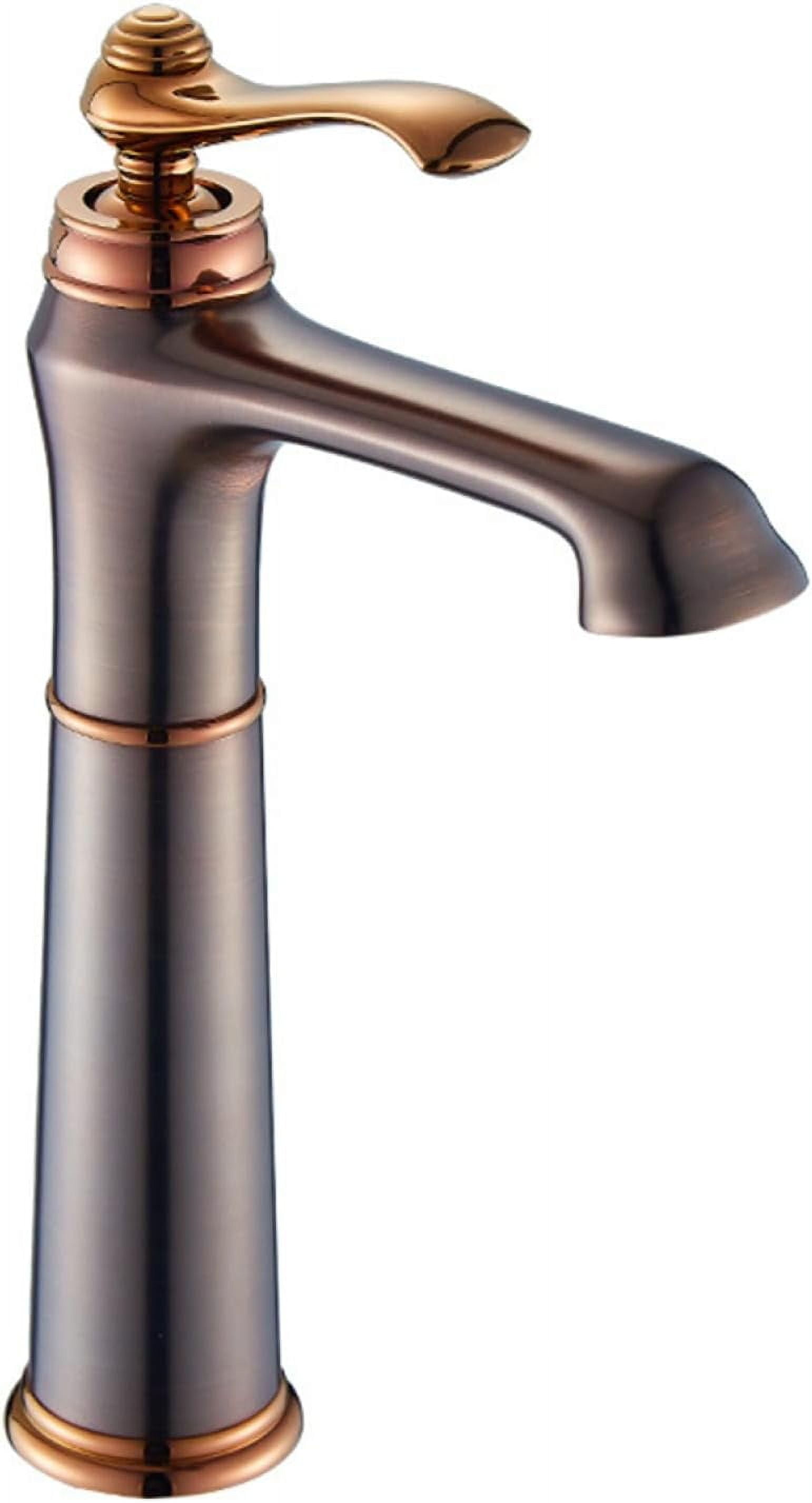 Vintage Sink Faucet Bathroom, Single Handle Basin Mixer Tap for Hot and ...