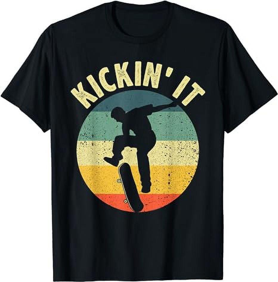 Vintage Skateboard Design For Boys Girls Kids Skateboarding T-Shirt ...