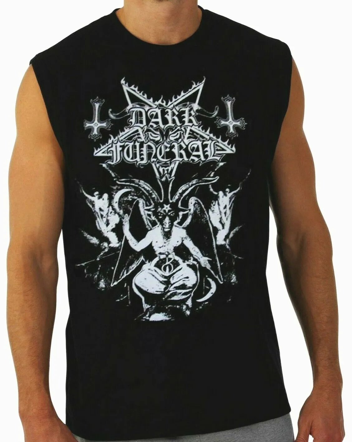 Dark Funeral Punk Rock Band Black Muscle Shirt - Walmart.com
