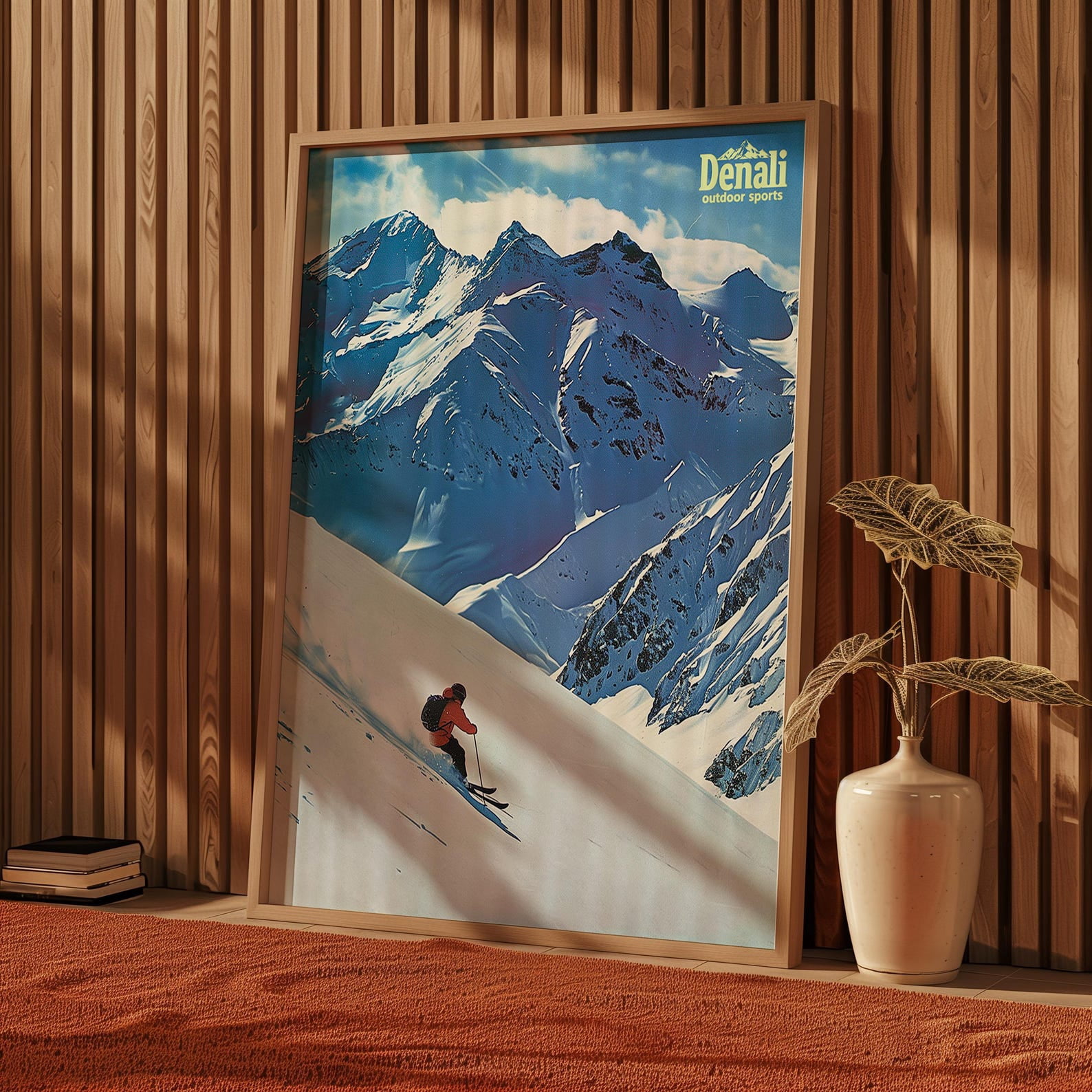 Vintage Skiing Magazine Poster, Ski Wall Art Poster, Outdoor Ski ...