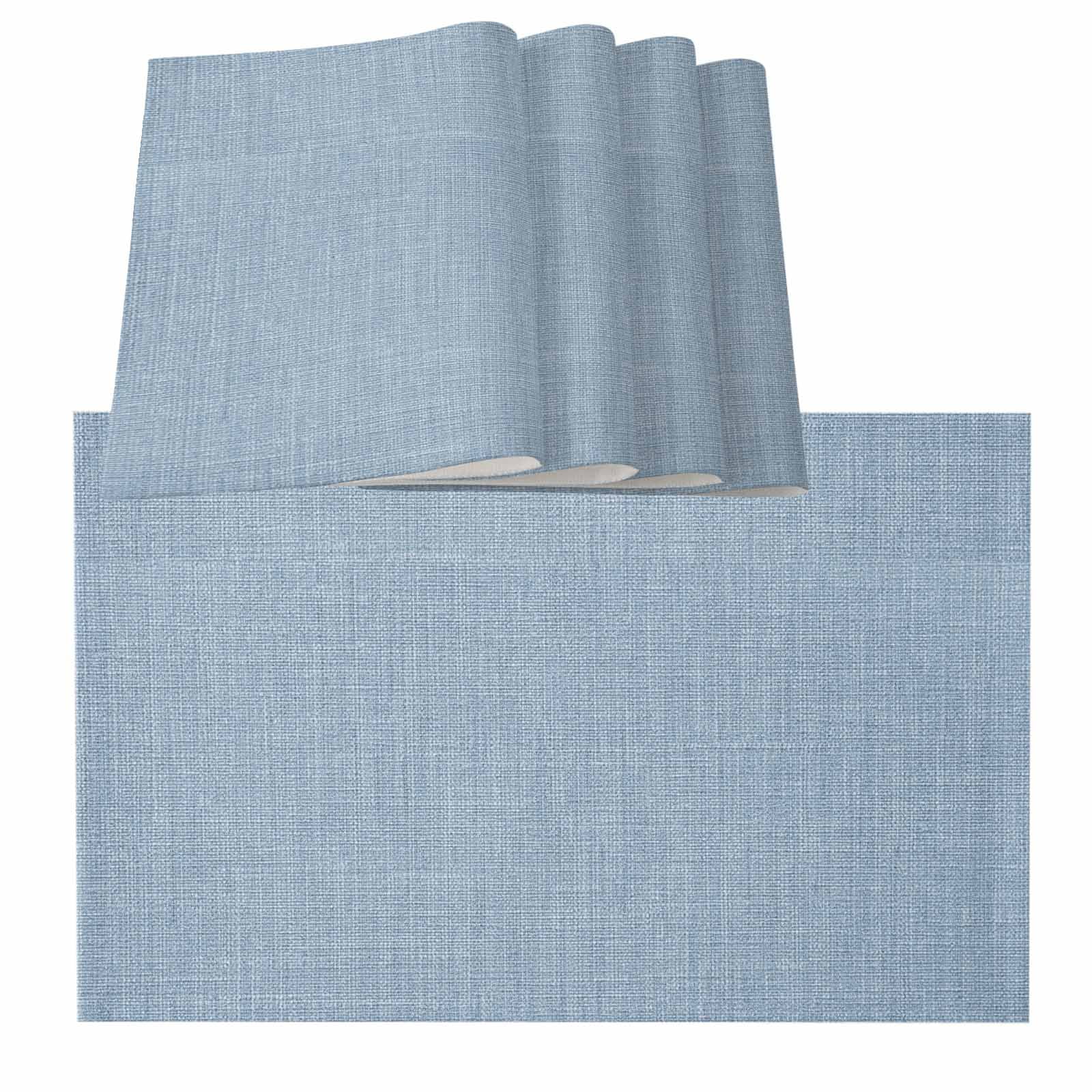 Vintage Sky Blue Farmhouse Retro Solid Color Linen Texture Burlap ...