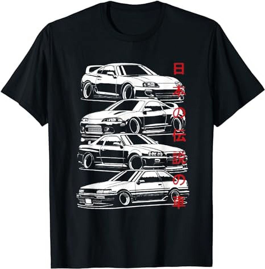 Vintage Skyline Automotive JDM Legend Tuning Car T-Shirt - Walmart.com
