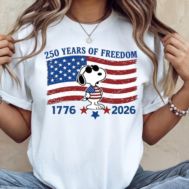 Vintage Snoopy USA 250th Anniversary Shirt, 250 Years of Freedom (1776 ...