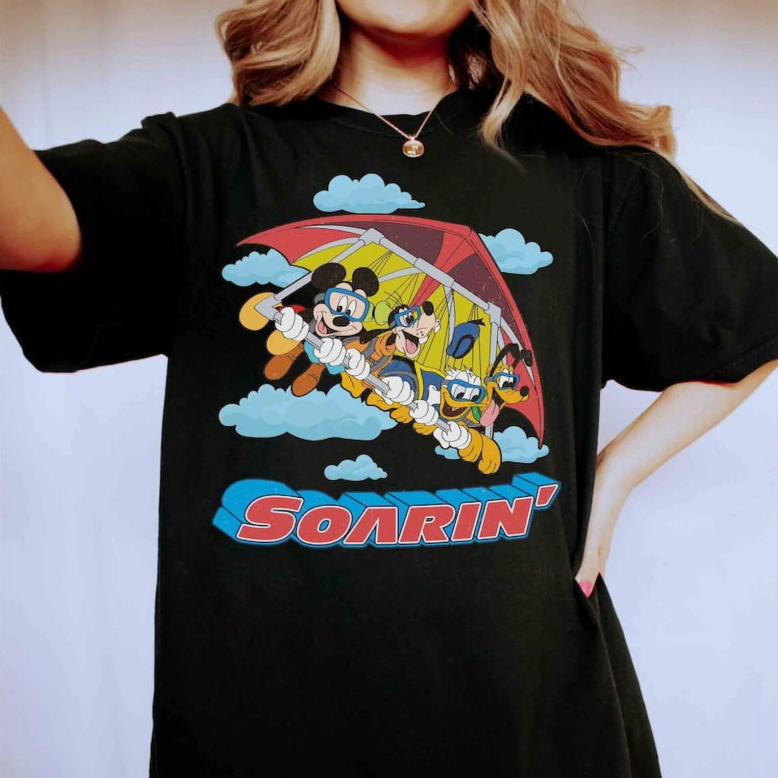 Vintage Soarin' Around The World Mickey & Friends T-shirt, Disney Ride ...