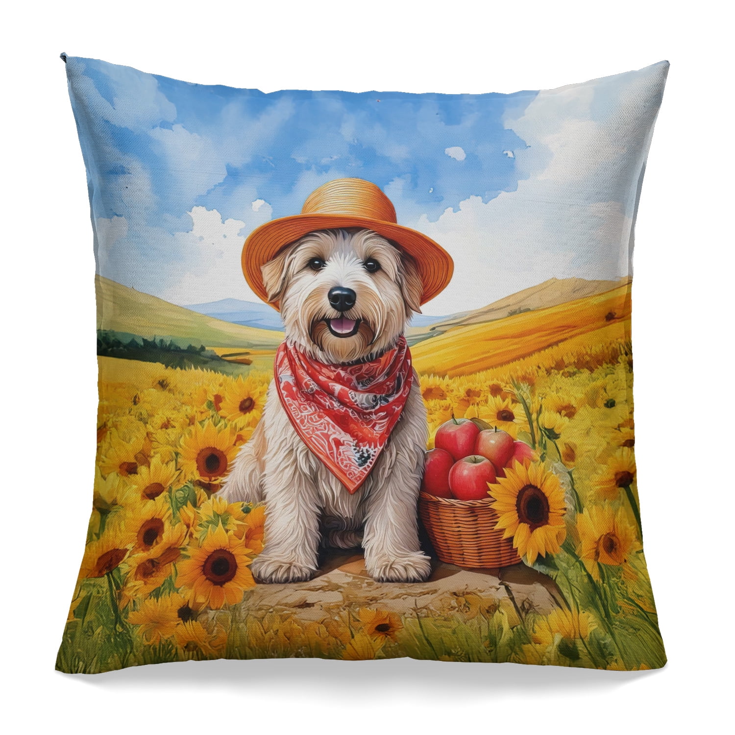 Vintage Soft Coated Wheaten Terrier Says Hello Mother's Day Summer ...