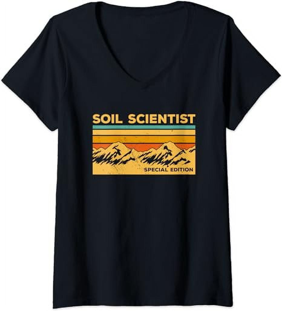 Vintage Soil Scientist Soil Science V-Neck T-Shirt - Walmart.com