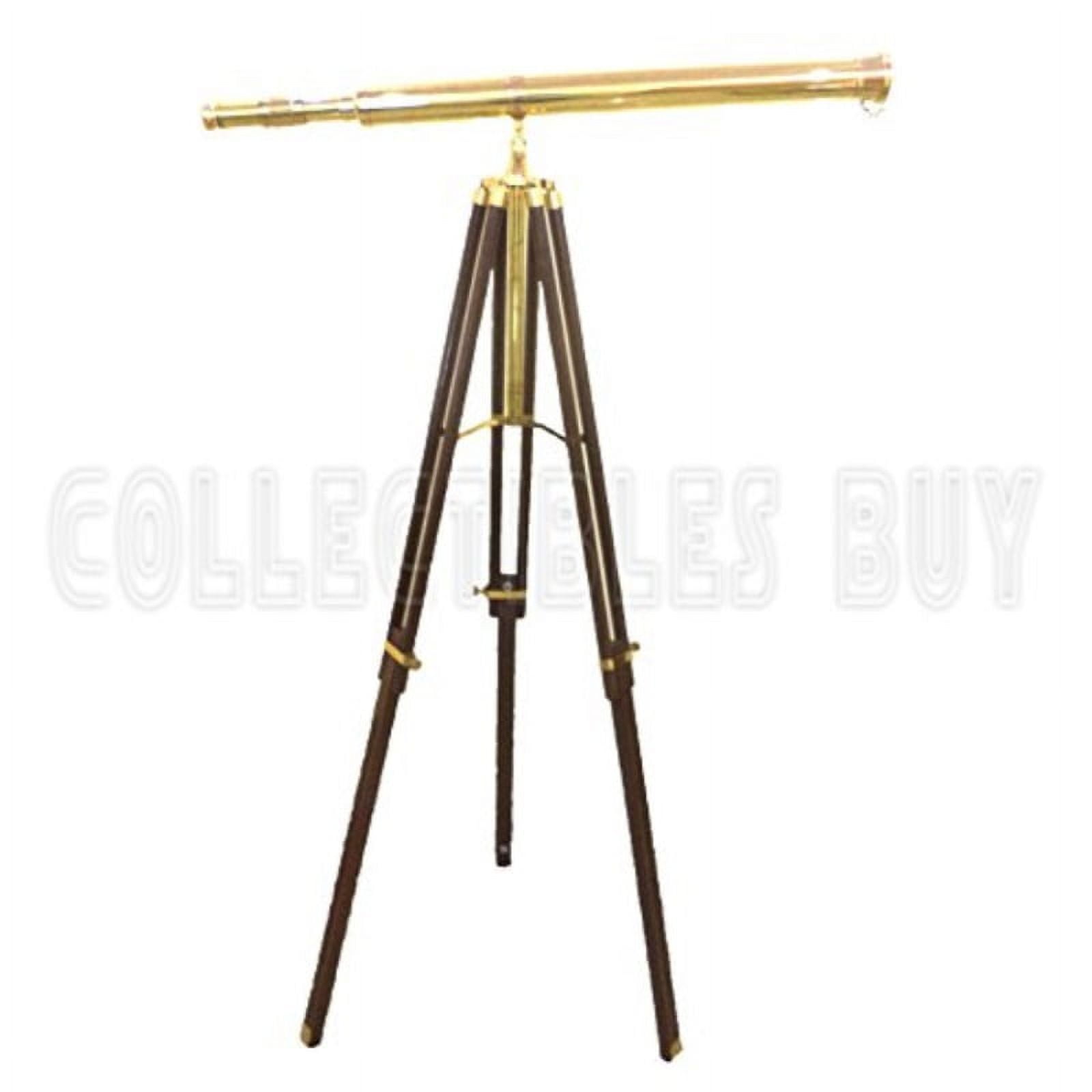 Vintage Solid Brass Nautical Port Marine Navy Telescope Single Barrel ...