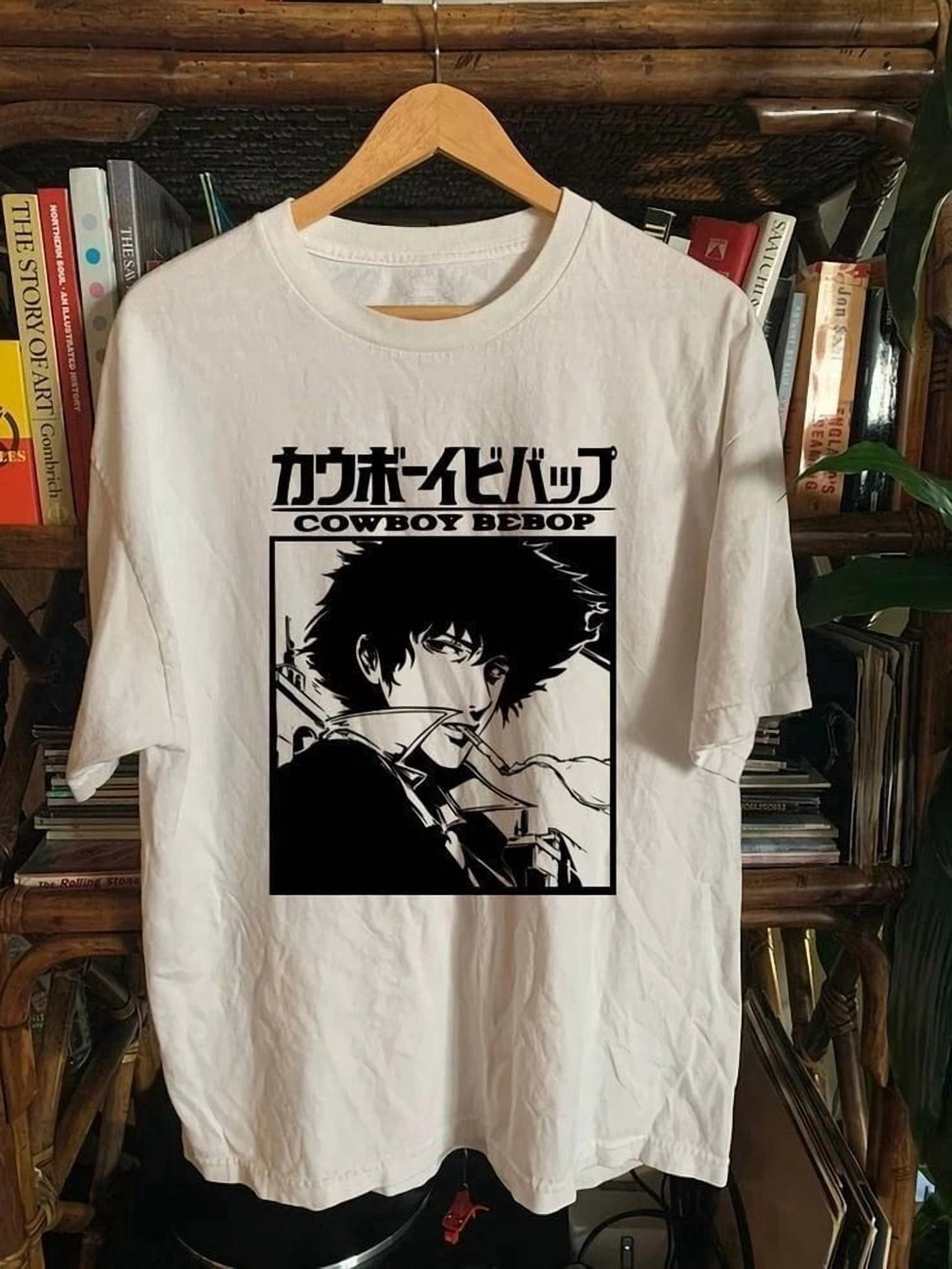 Vintage Space Cowboy Sci-Fi Short Sleeve White Shirt Reprint T-Shirt ...