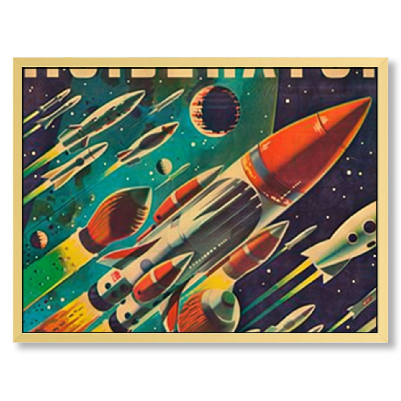 Vintage Space & NASA - The Print - Spacecraft Art - Art - Gift for ...