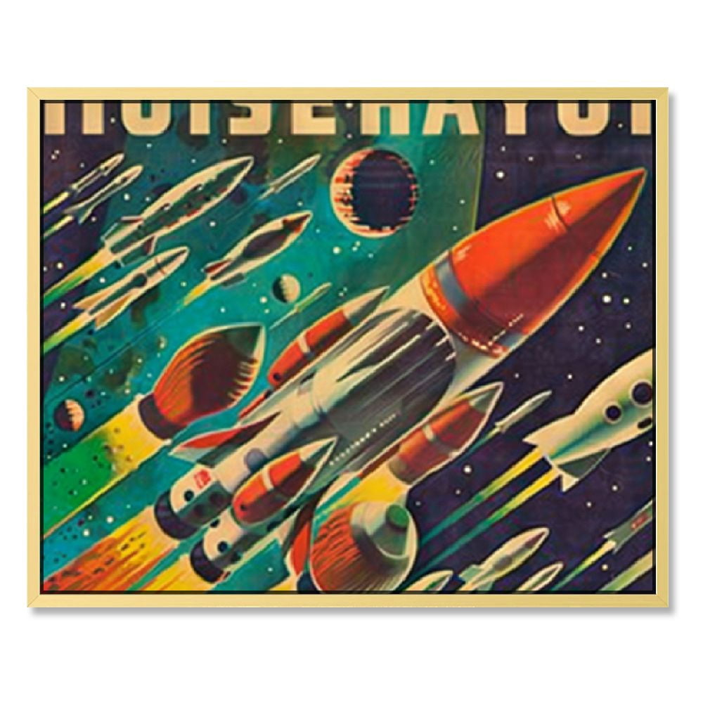 Vintage Space & NASA - The Print - Spacecraft Art - Art - Gift for ...