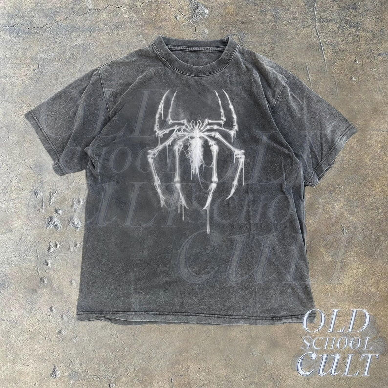 Vintage Spider Graphic Shirt, Pump Cover Spider Shirt, Retro Training ...