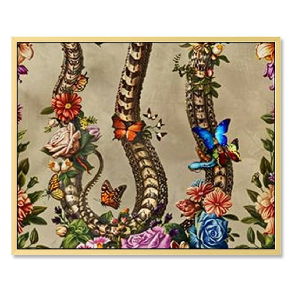 Vintage Spine Back Backbone Canvas Wall Art Abstract Human Anatomy with ...