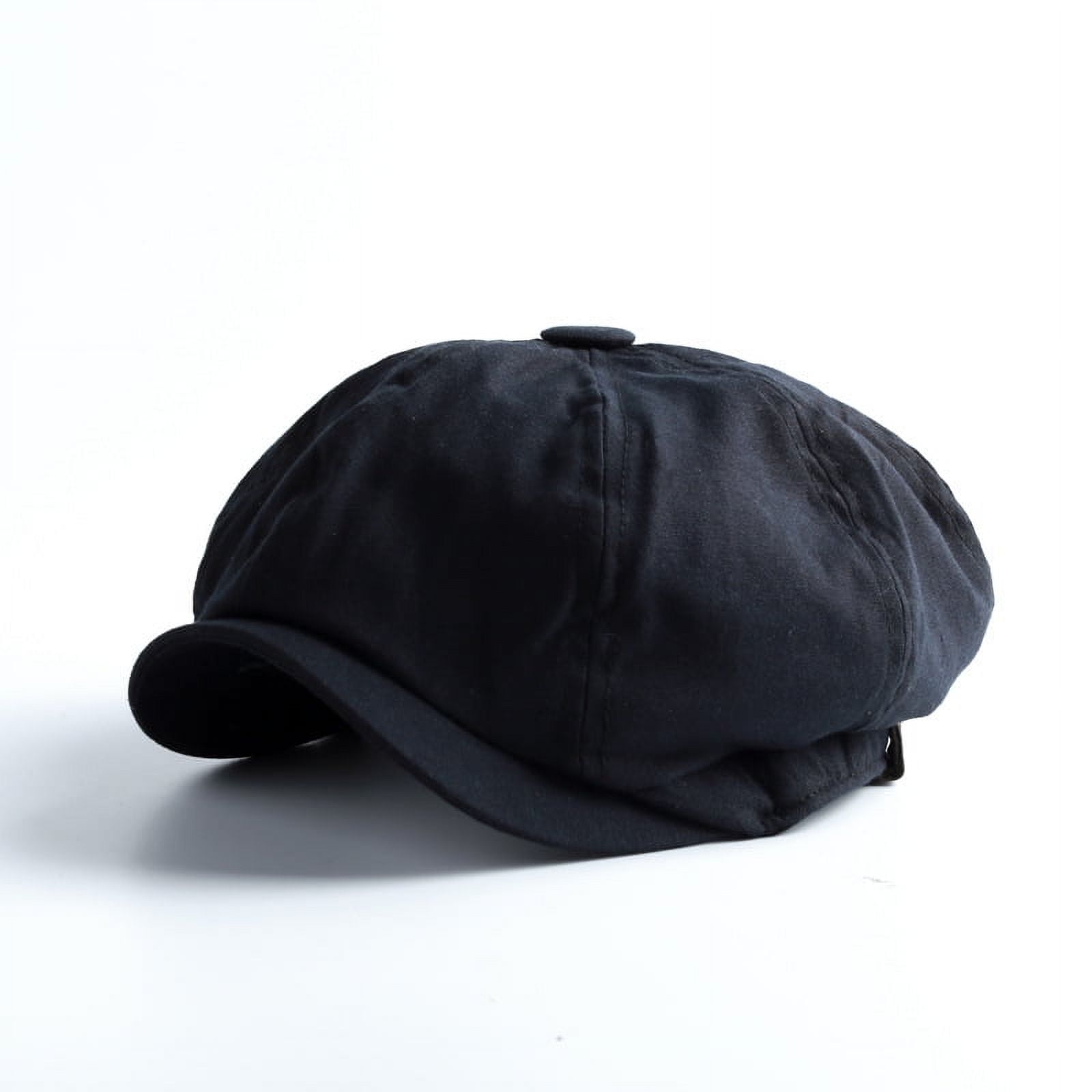 Vintage Spring and Autumn Casual Wool British Octagonal Hat Men's Duck ...