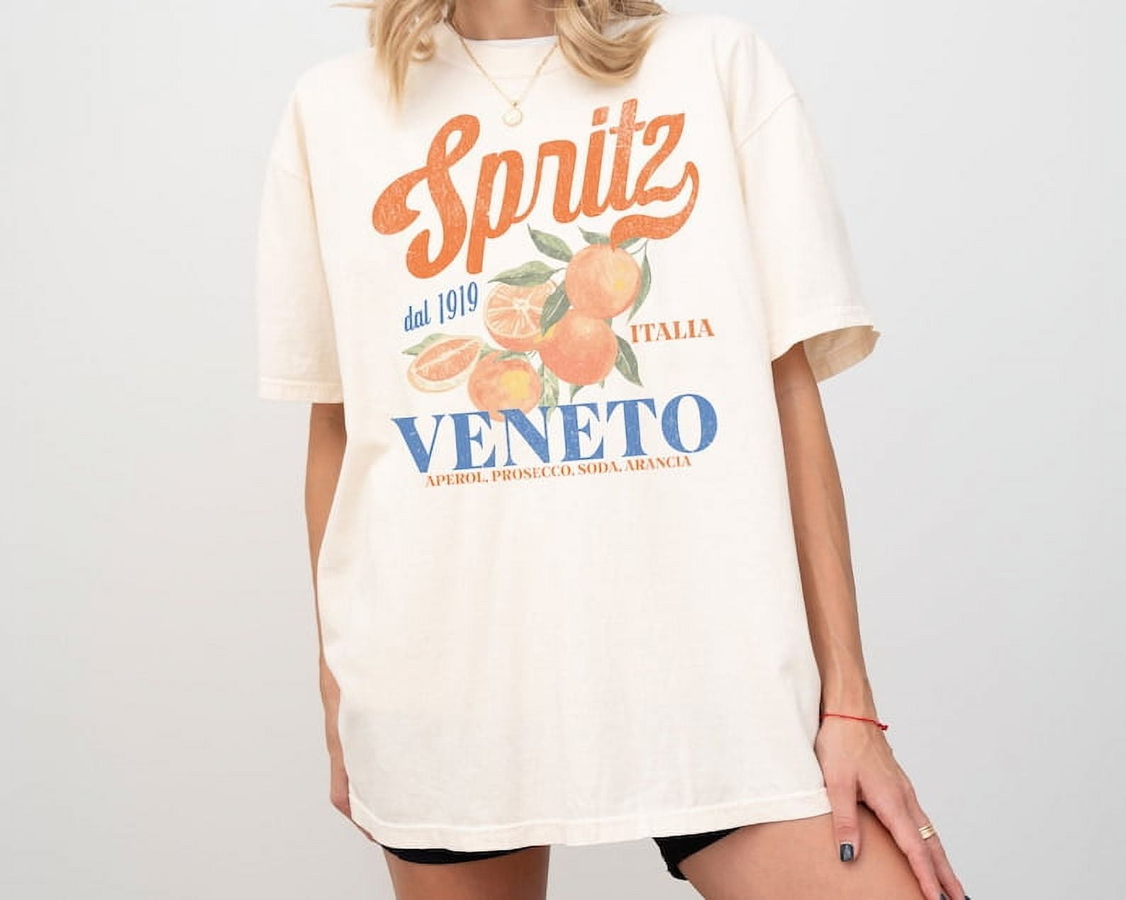 Vintage Spritz T-shirt, Italian Cocktail T-shirt, Gift for Her, Boho ...