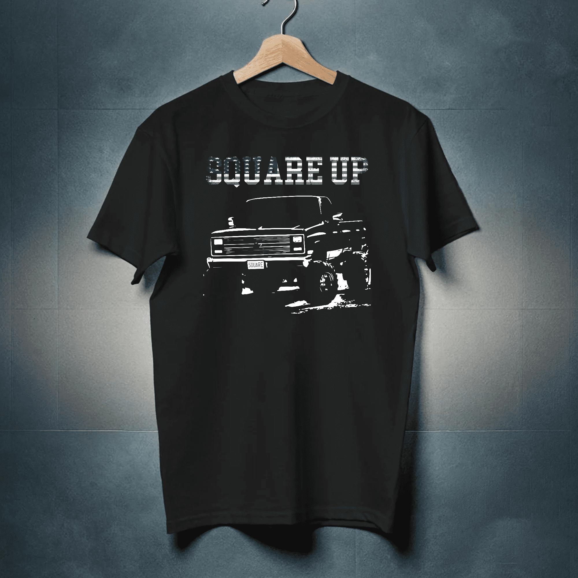 Vintage Square Body Chevy Truck USA Squarebody Pickup American Short ...