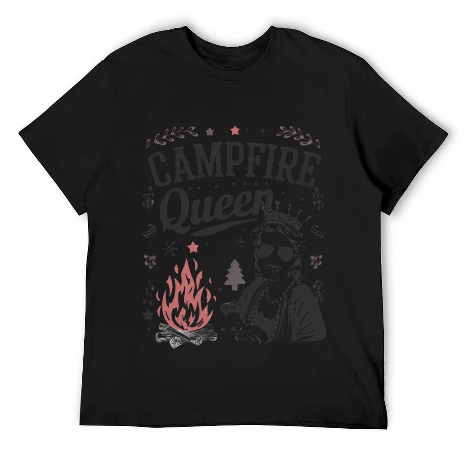 Vintage Squirrel Lover - Campfire Queen Squirrel T-Shirt - Walmart.com