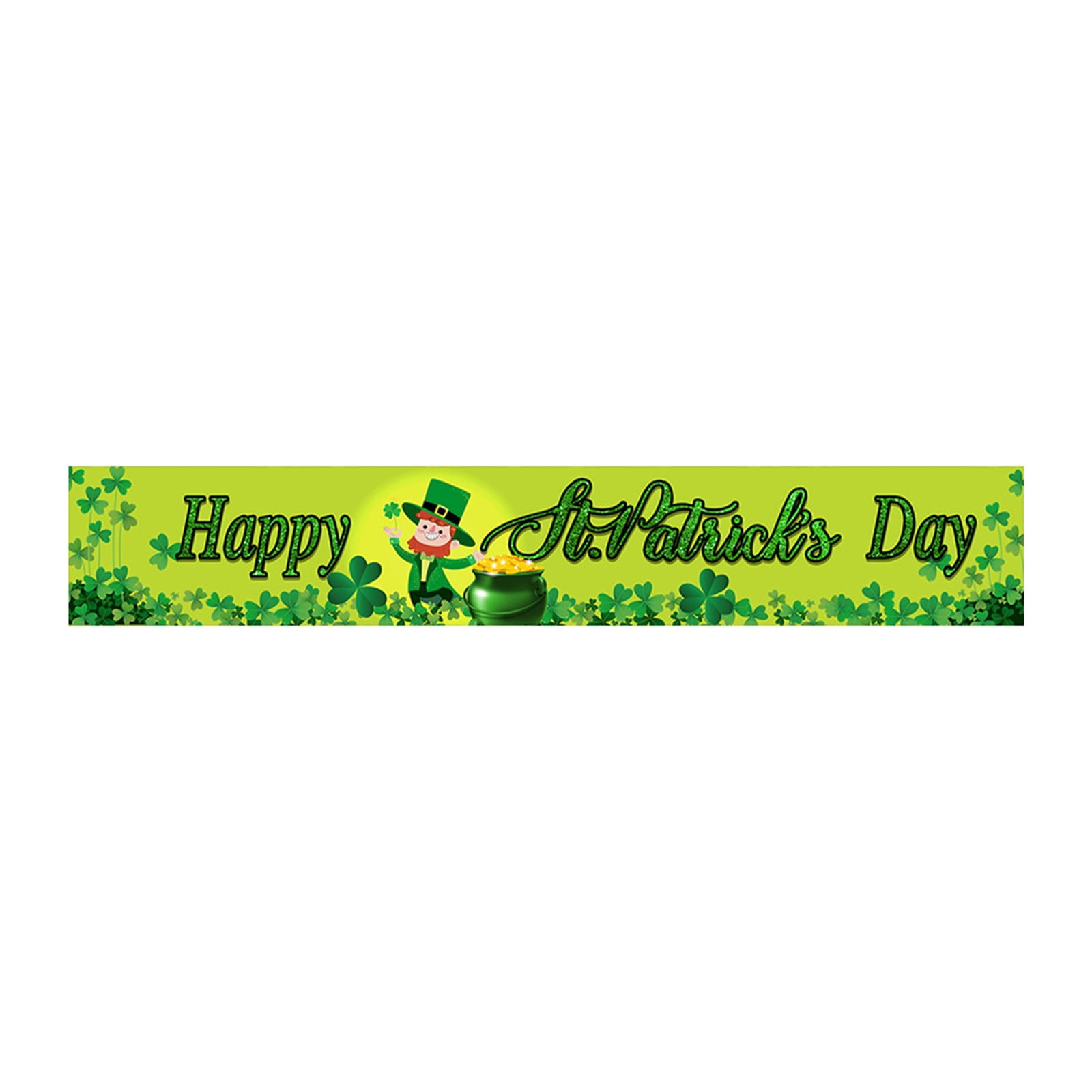 Vintage St Patricks Day Decor Garden Banner, 1 PC Happy St Patricks Day ...