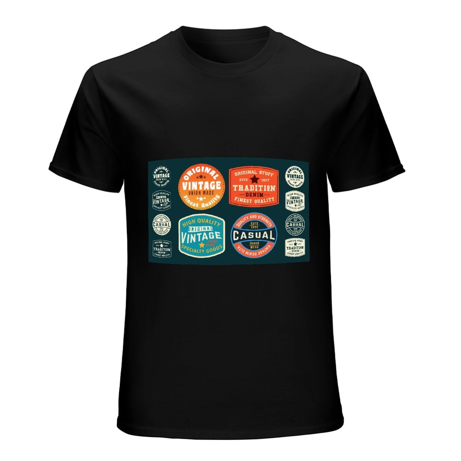 Vintage Stamps Men's Retro Tee Classic Postal Graphic T-Shirt - Walmart.com
