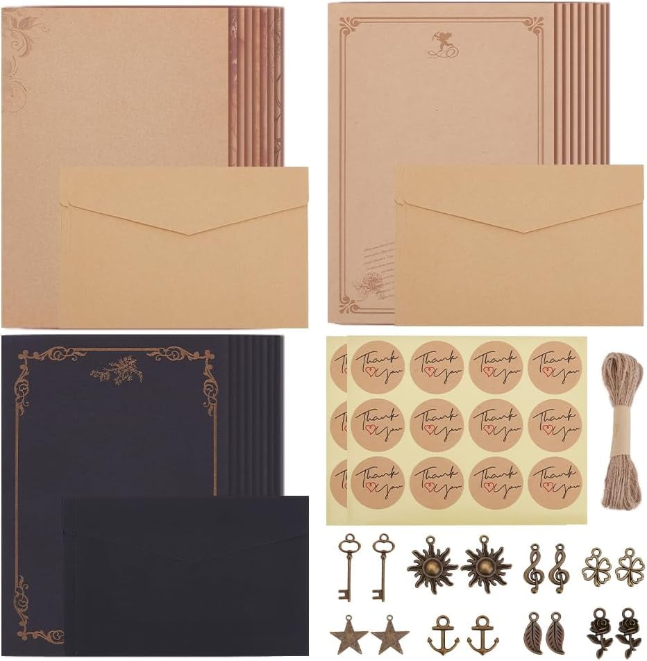 Vintage Stationary Paper and Envelopes Set Writing Stationery Paper ...