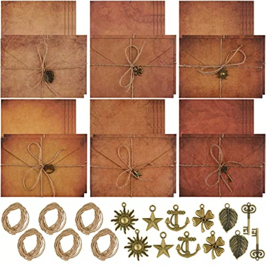 Vintage Stationary Paper and Envelopes Set Writing Stationery Paper ...