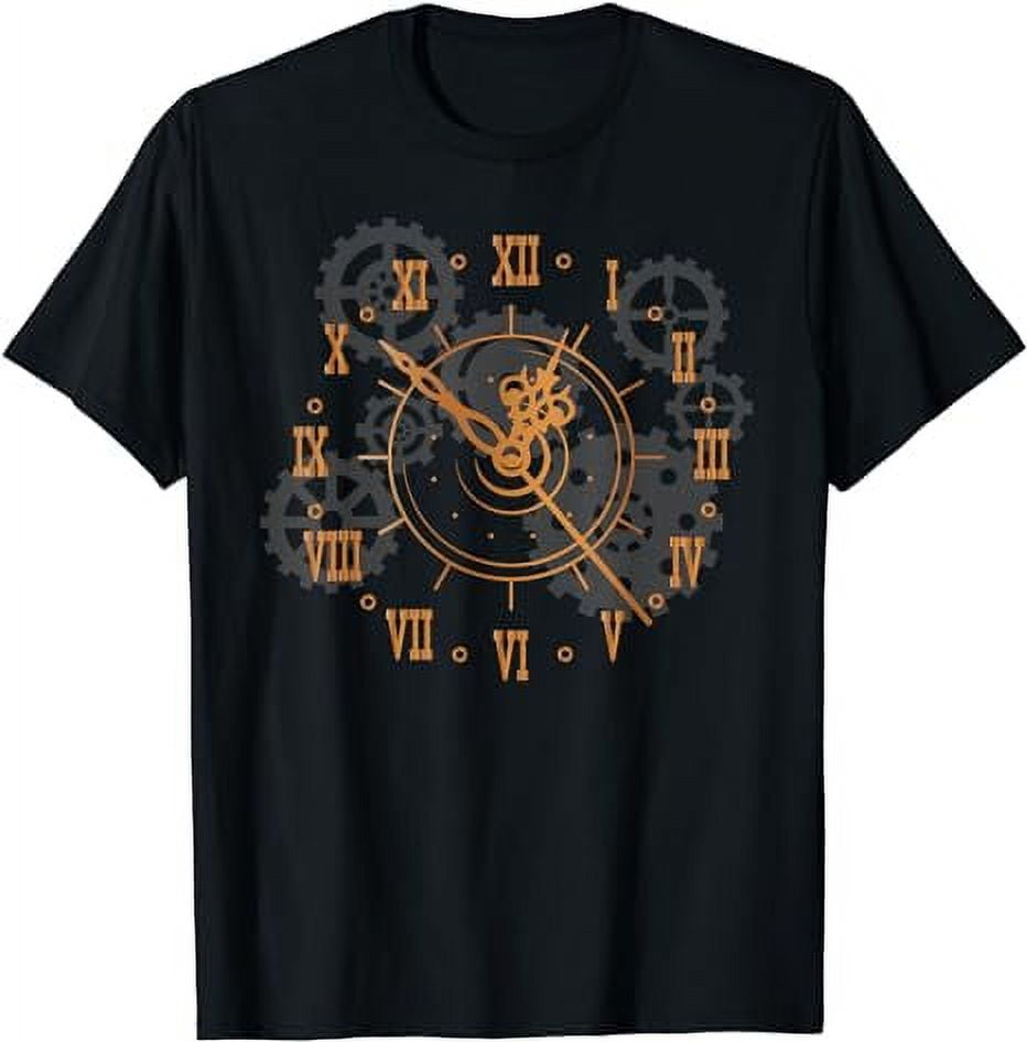 Vintage Steampunk Clock Gears Steampunk T-Shirt - Walmart.com