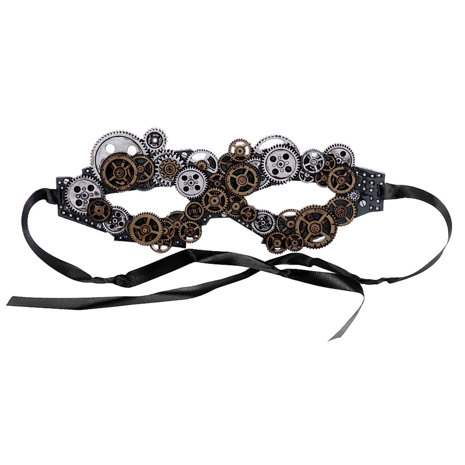 Vintage Steampunk Gear Clock Wheel Mask Handmade Gothic Gears Mask ...