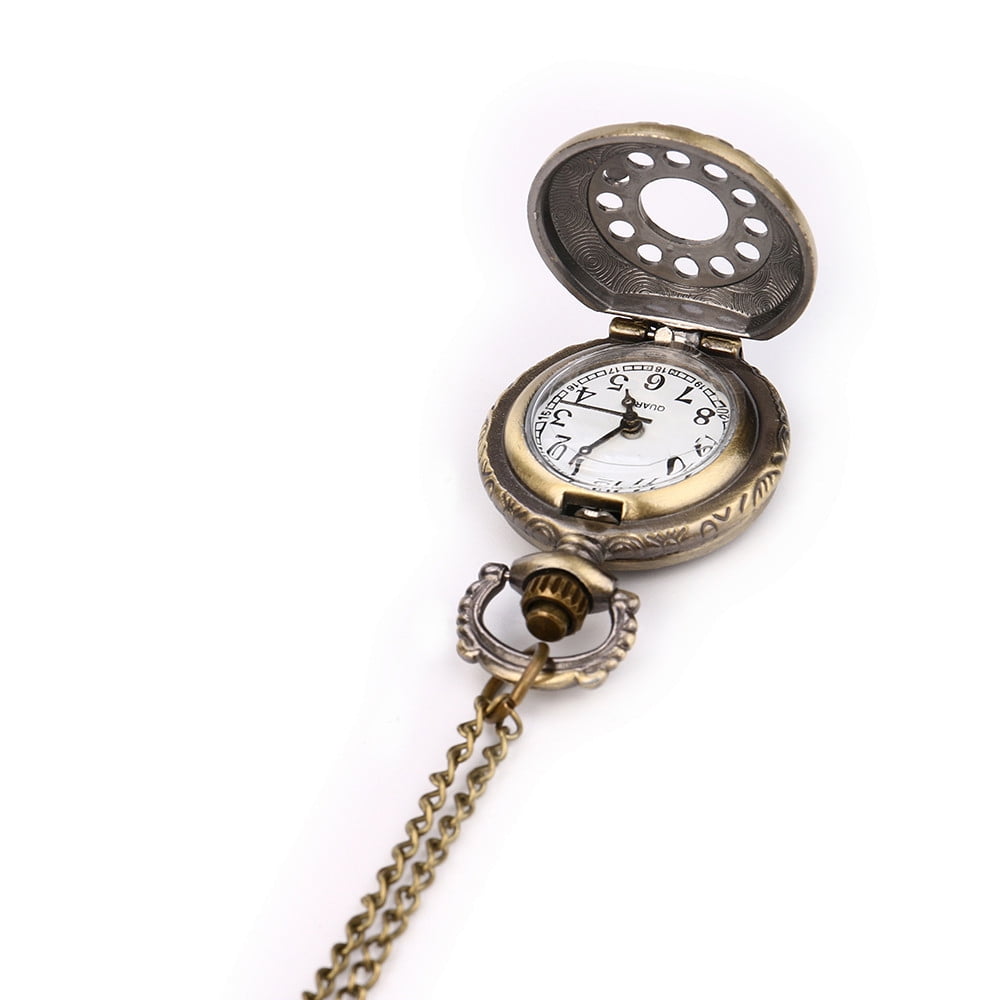 Vintage Steampunk Retro Bronze Design Pocket Watch Quartz Pendant ...