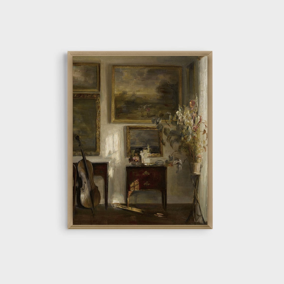 Vintage Still Life Danish Interior Art Poster UNFRAMED Poster, 12x18 ...