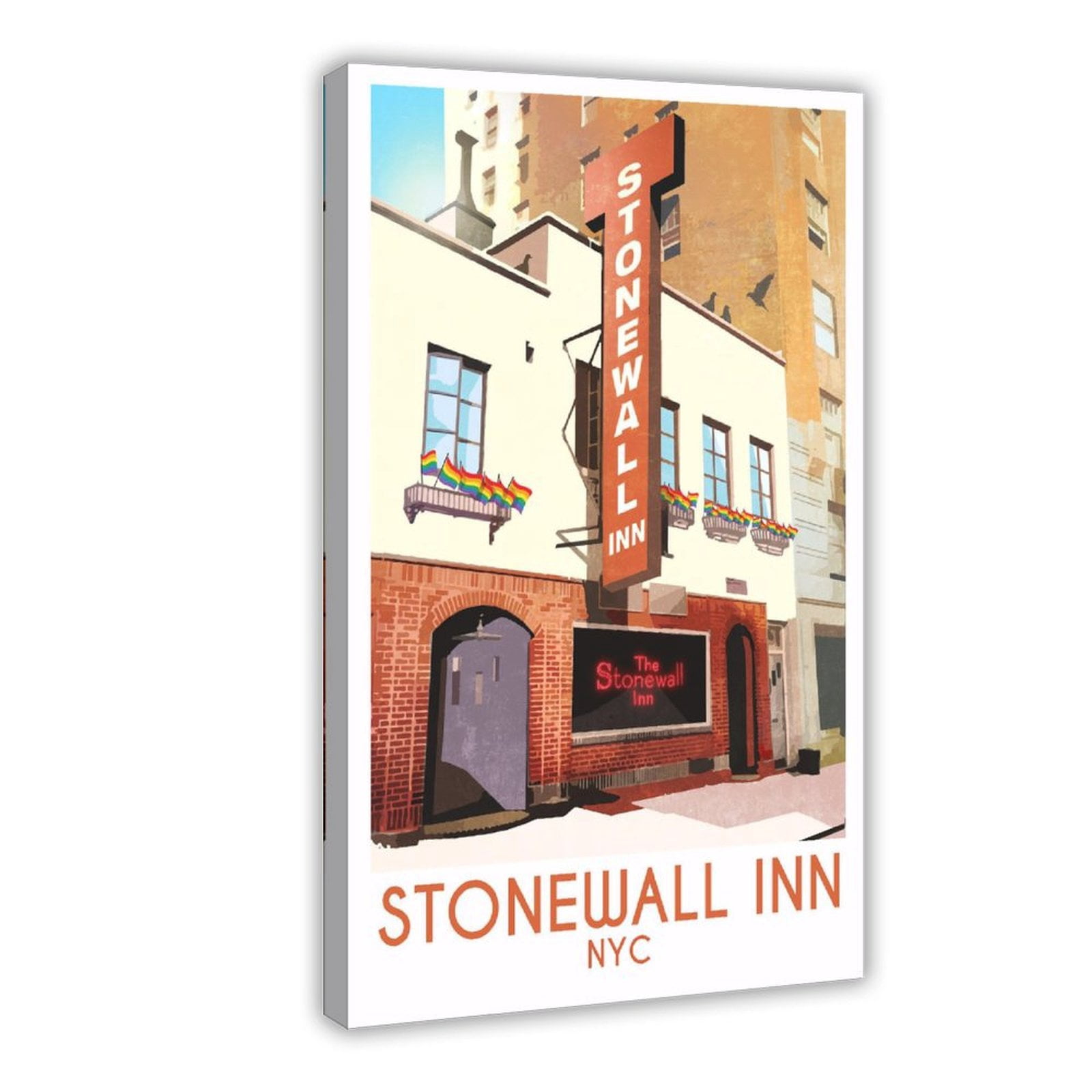 Vintage Stonewall Inn Never Forget Poster Posters Art Print Bedroom ...