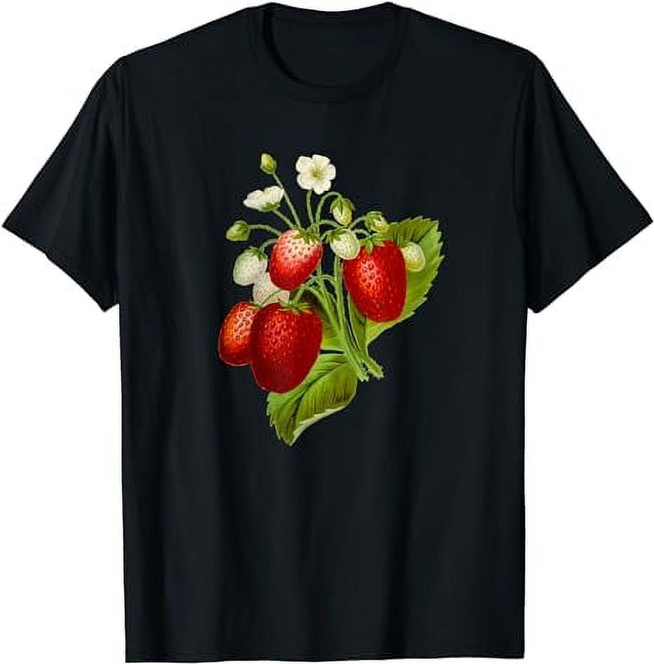Vintage Strawberry Cottagecore Aesthetic Cottage Core Women T-Shirt ...