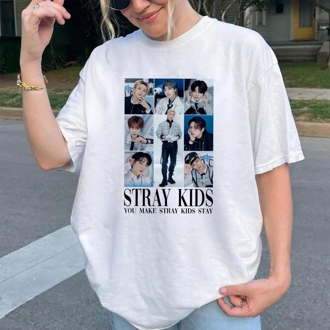 Vintage Stray Kids Shirt, Stray Kids Domiate World Tour Shirt, Stray ...