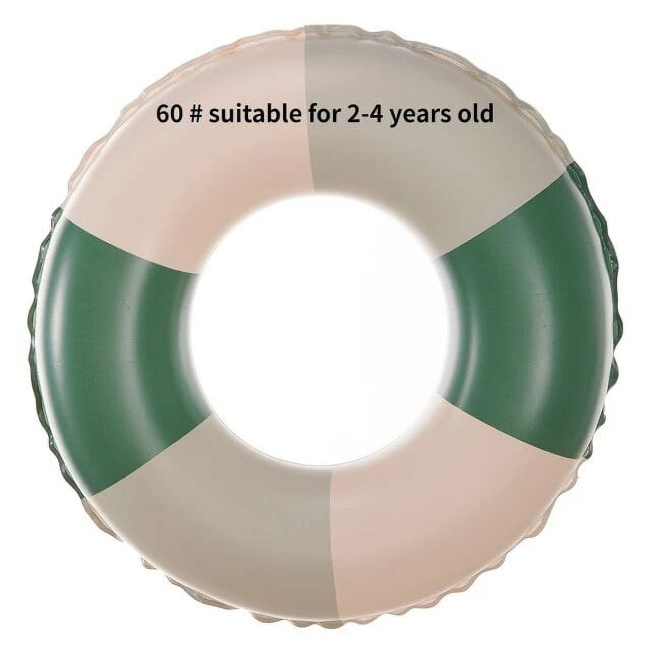 Vintage Stripe Swim Ring Float Inflatable Toy Swimming Ring Tube For ...