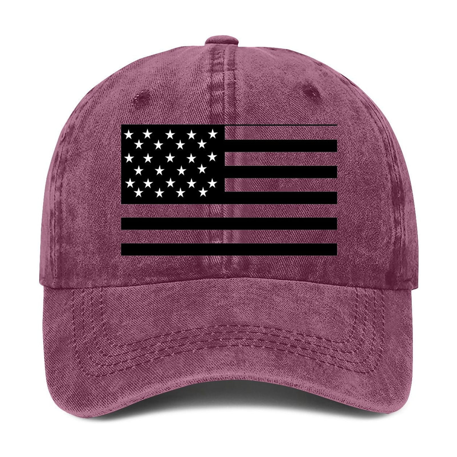Vintage Striped American Flag Snapback Baseball Cap for Men Women ...