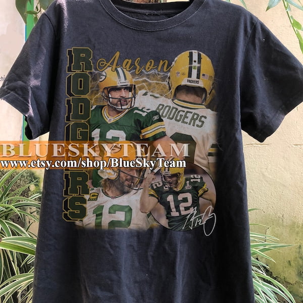 Vintage Style Aaron Rodgers T Shirt, Aaron Rodgers Bootleg Shirt ...
