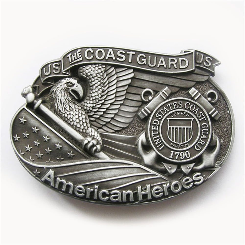 Vintage Style American Hero Coast Guard Belt Buckle Gurtelschnalle ...
