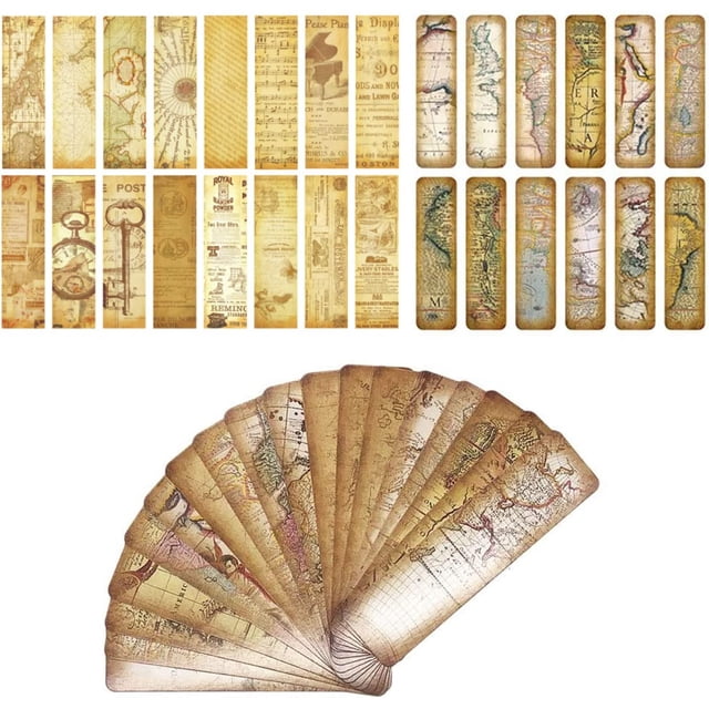 Vintage Style Bookmarks for Women Men, European Famous Building ...