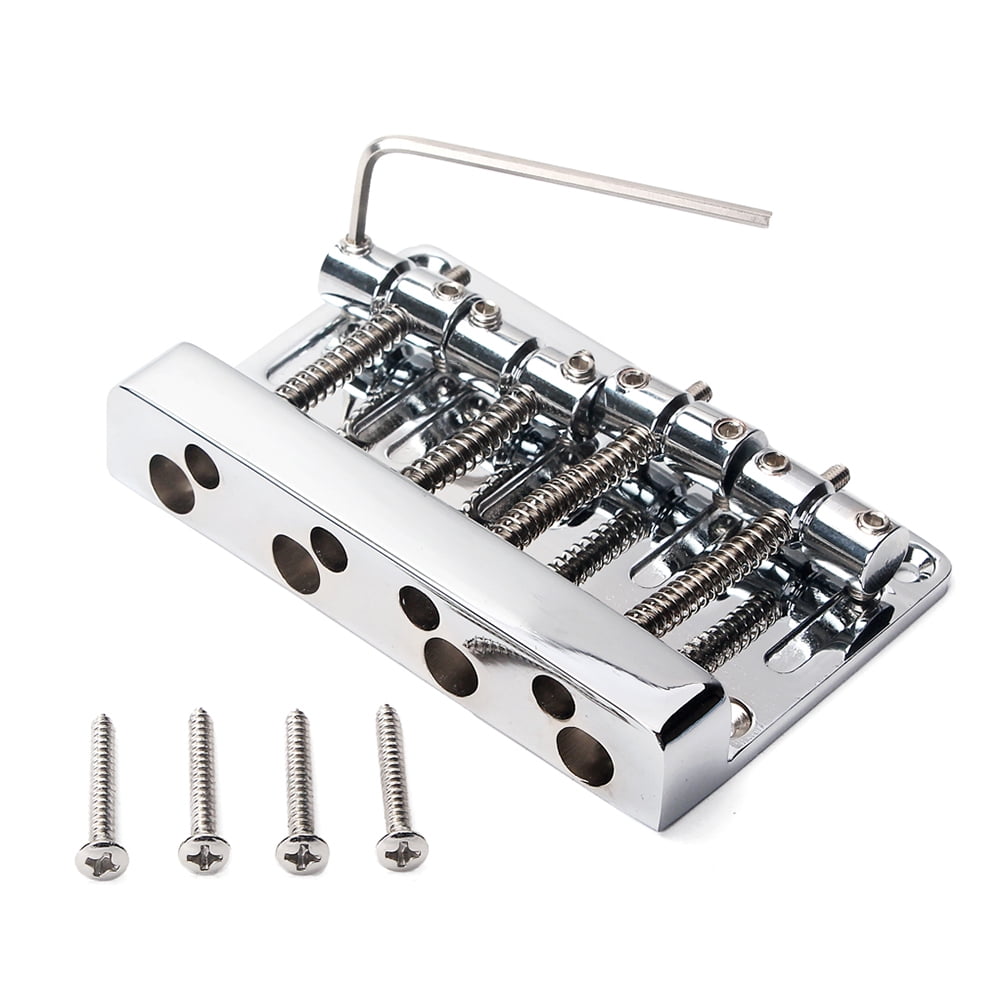 Vintage Style Bridge Silver Bass Bridge Height Adjustable Bass Bridge ...