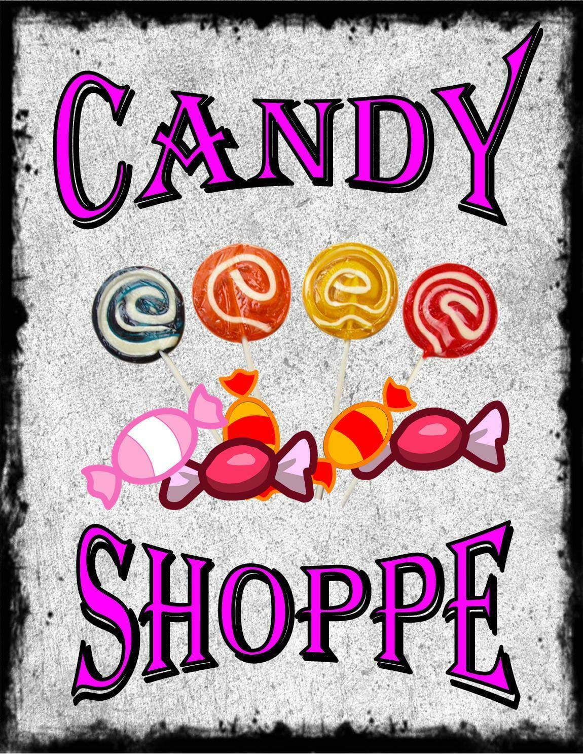 Vintage Style Candy Shop Candy Retro Style Kitchen Celebration ...