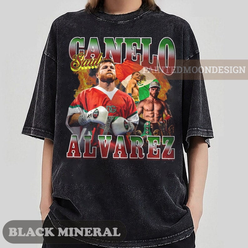 Vintage Style Canelo Alvarez Shirt, Boxing Shirt, Classic 90s Graphic ...
