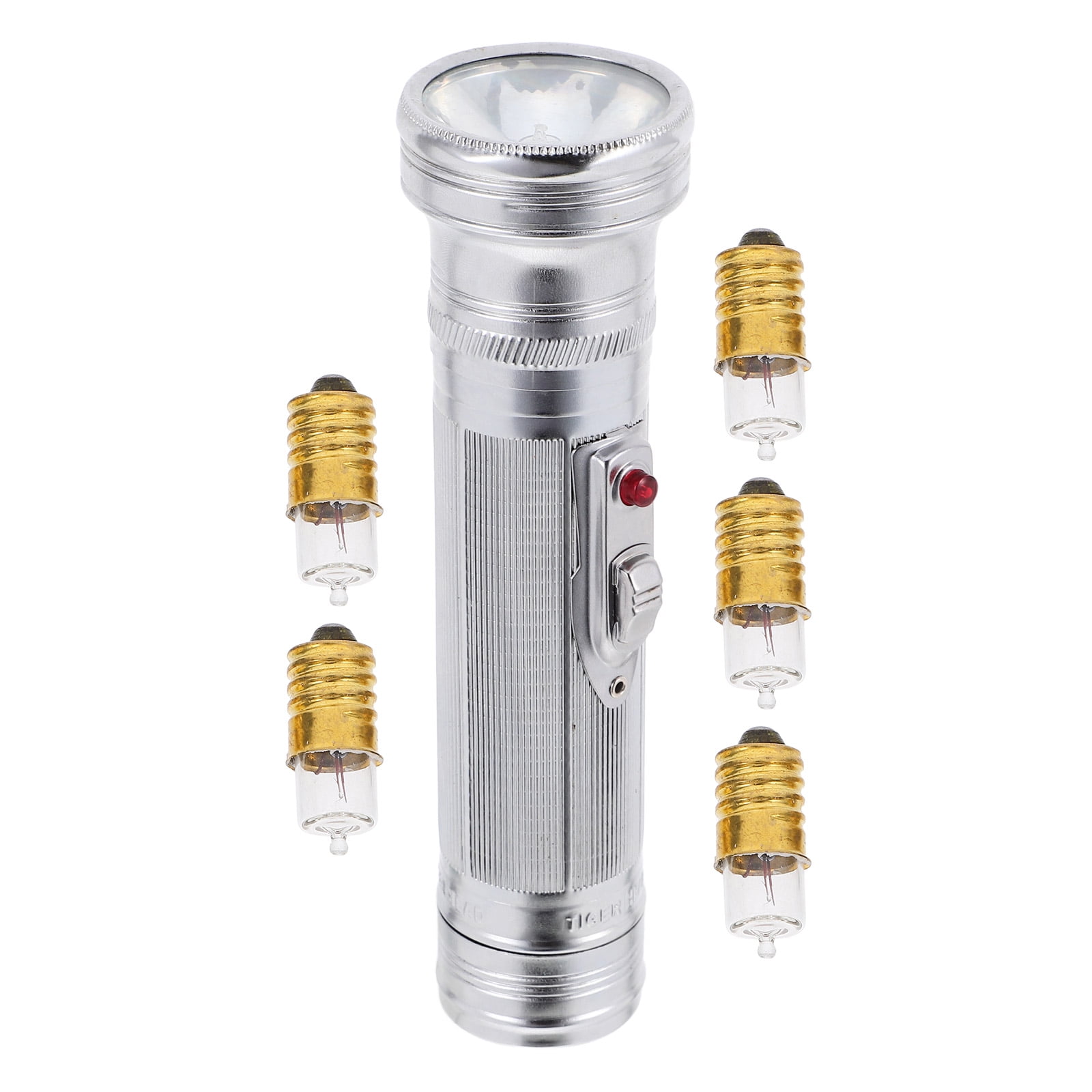 Vintage Style Handheld Flashlight Retro Metal Camp Light Classic ...