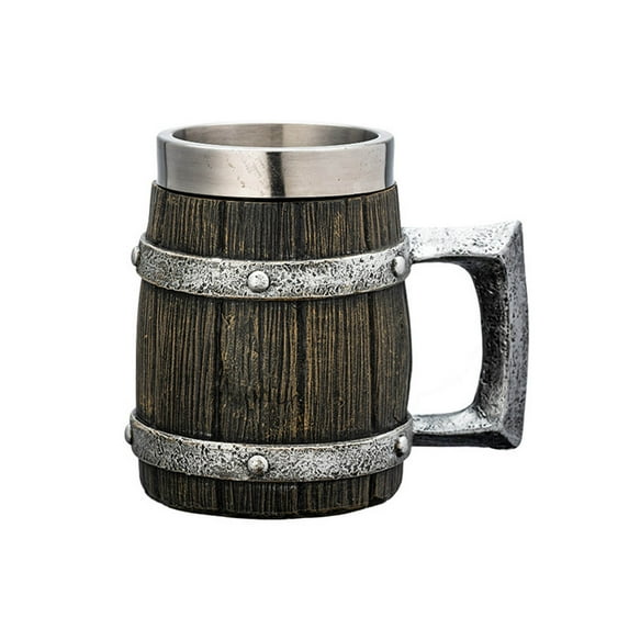 Vintage-Style Insulated Beer Mugs, Nonrust Steel Large Capacity Cups ...