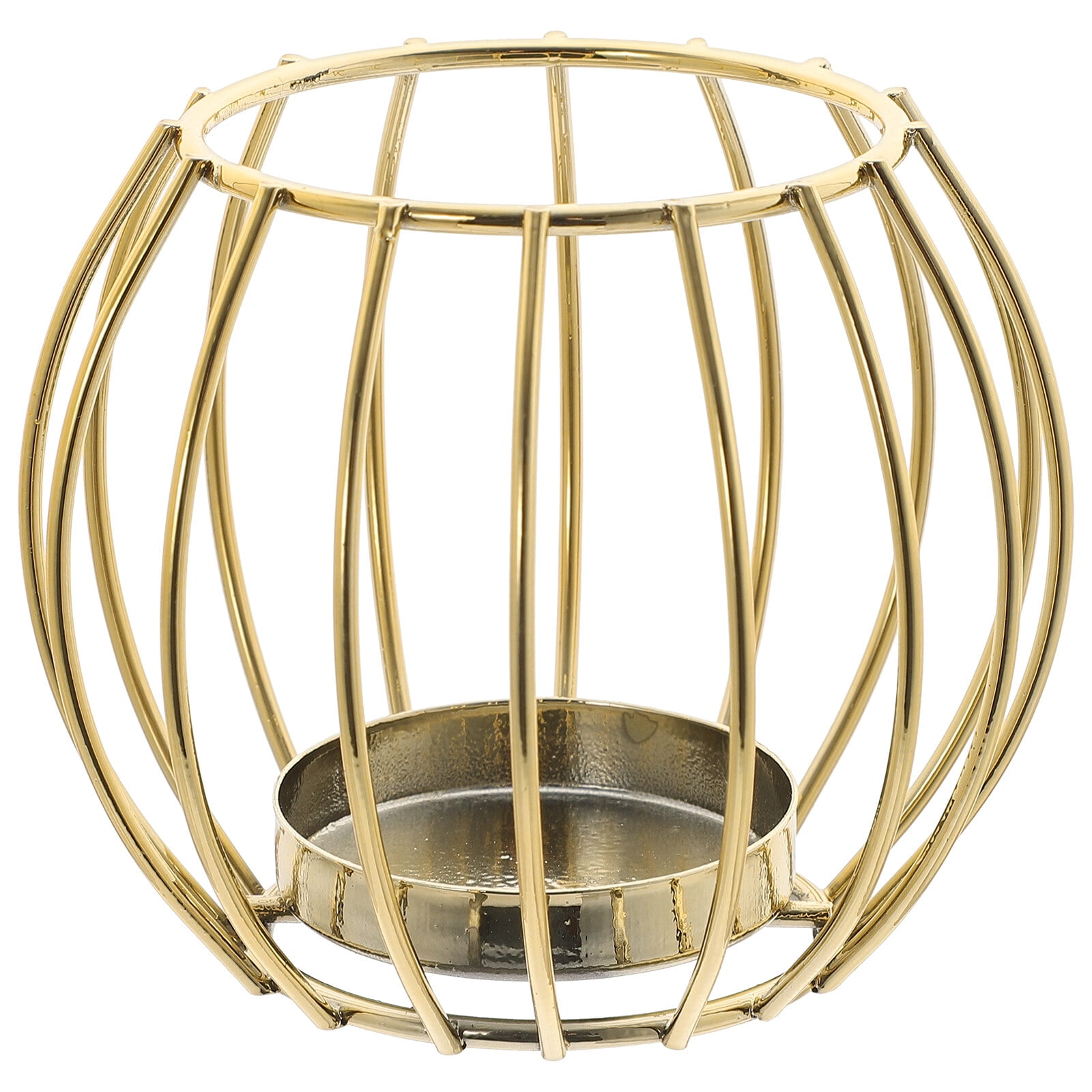 Vintage Style Iron Art Candlestick Decorative Desktop Candle Holder ...