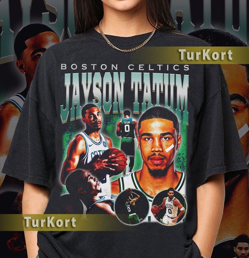 Vintage Style Jayson Tatum Shirt, Basketball shirt, Classic 90s Graphic ...
